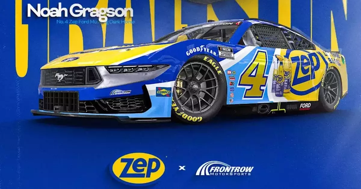 Zep Joins Forces with Front Row Motorsports, Noah Gragson in 2025