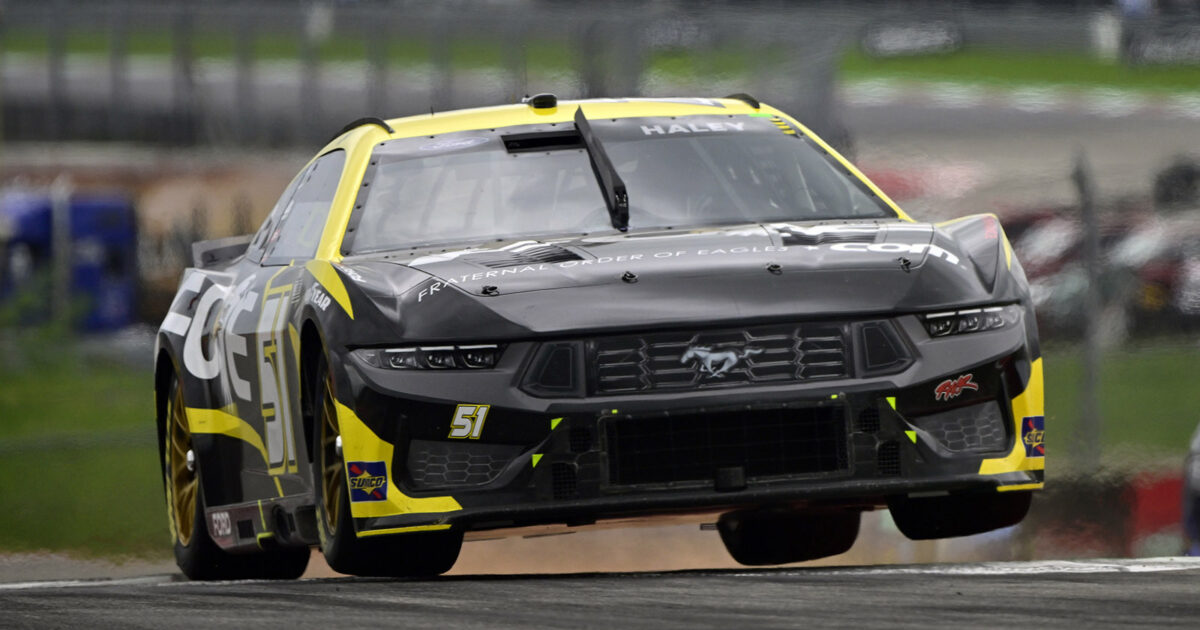 Justin Haley, No. 51 Rick Ware Racing Team DQed from 17th-Place…