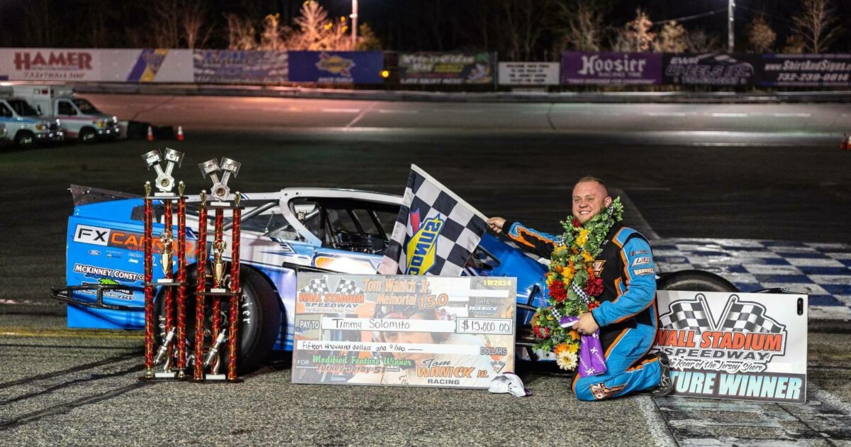 Timmy Solomito Captures Turkey Derby 150 Victory After Wild Finish