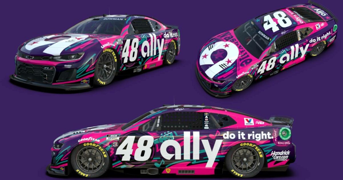 Ally Financial Unveils Nashville-Themed Paint Scheme for Ally 400