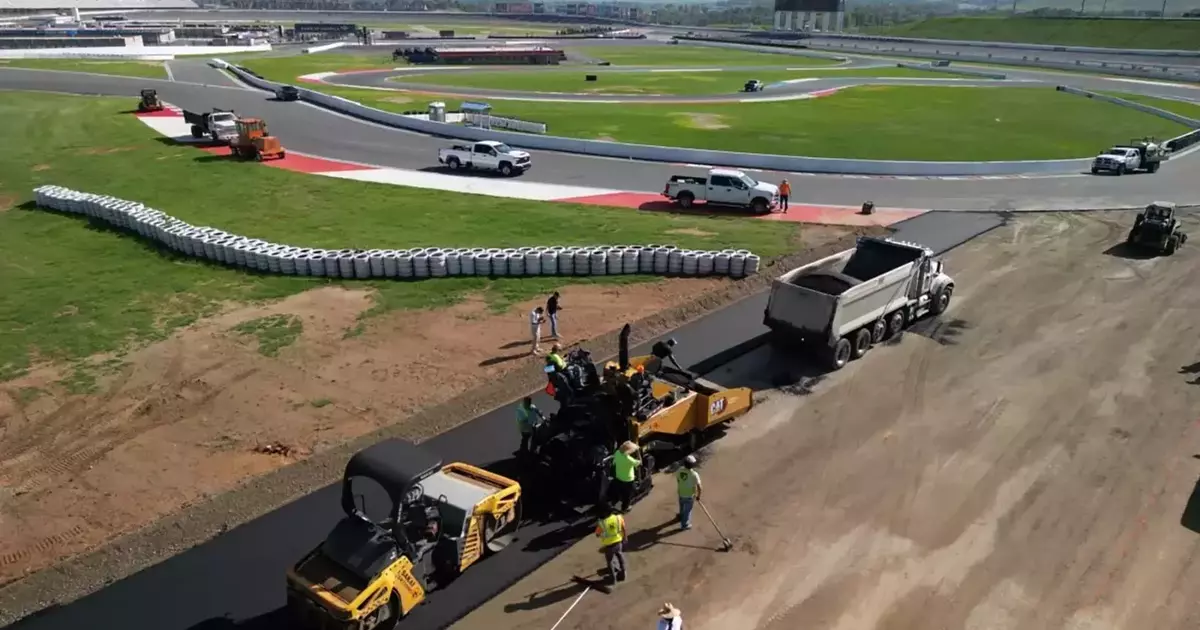 Charlotte Motor Speedway in Process of Paving ROVAL Reconfiguration