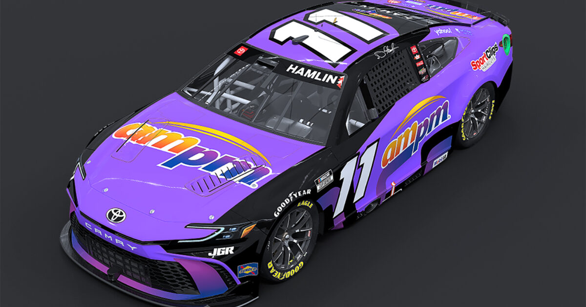 ampm Joins Denny Hamlin, Joe Gibbs Racing for Two Races in 2025
