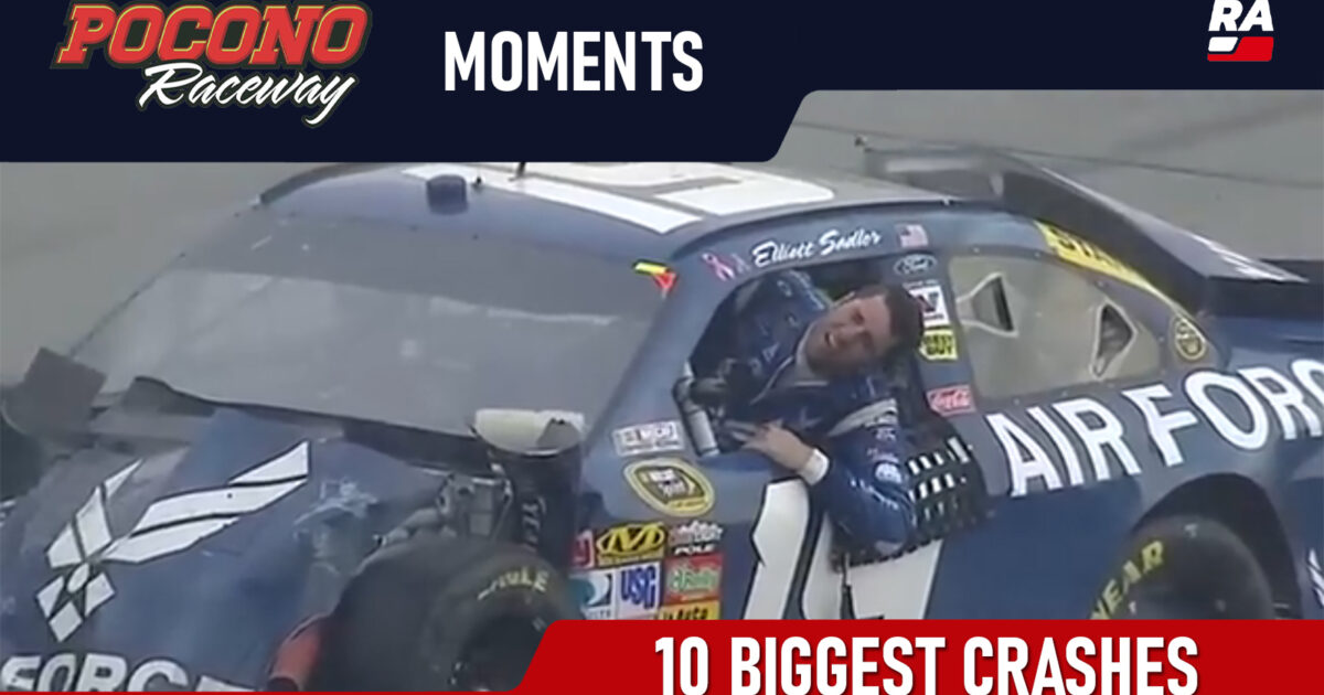 Pocono Raceway Moments: 10 Biggest NASCAR Cup Series Crashes