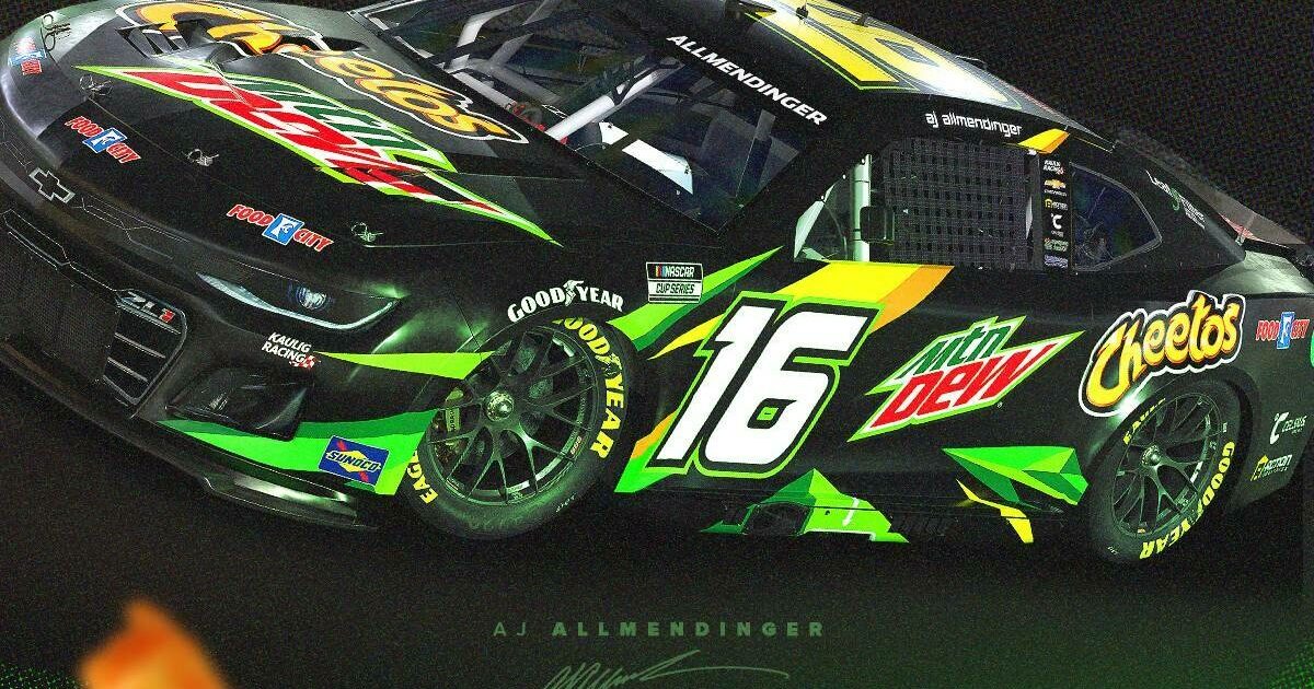 Mountain Dew, Cheetos Featured on No. 16 Kaulig Entry at Bristol as…