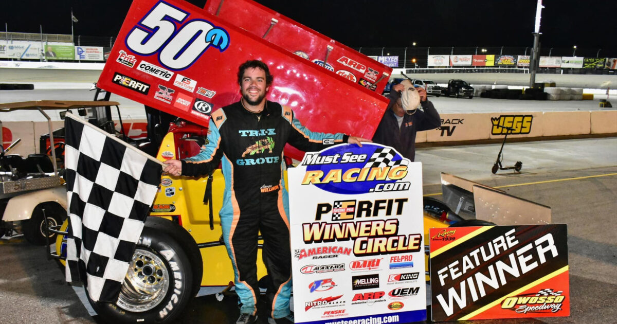 Aaron Willison Completes Must See Sweep of Owosso Speedway