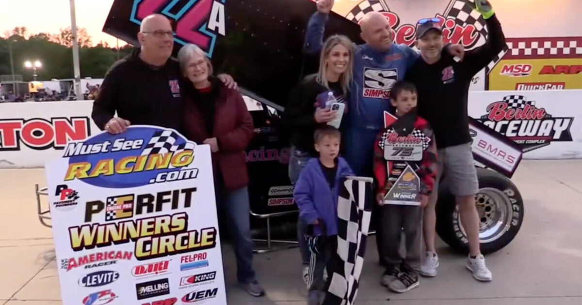 Bobby Santos III Makes Late Pass for Must See Sprint Series Win at…