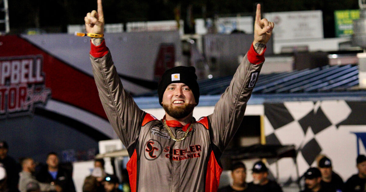Stickler Smokes the Competition in Snowball Derby Modified win