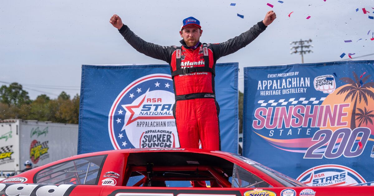 Cole Butcher Delivers Second Straight Win in Sunshine State 200 at…