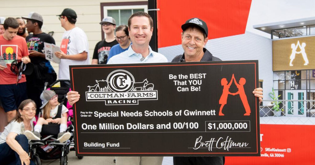 Coltman Farms Racing Owner Donates $1 Million to Special Needs…