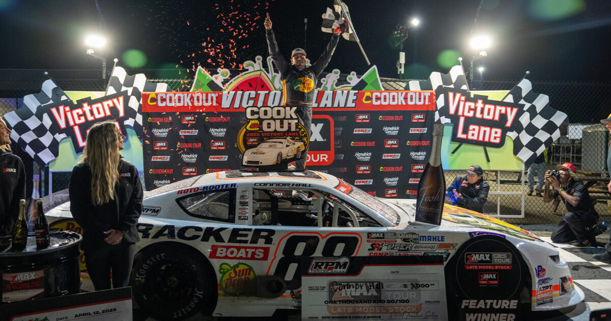 Connor Hall Races to Inaugural CARS Tour Late Model Stock Car Win at…