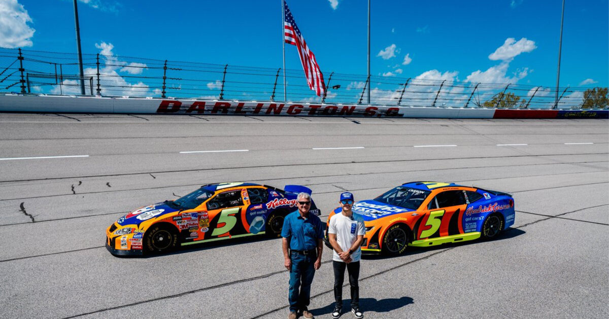 Kyle Larson Honoring Terry Labonte's 2003 Southern 500 Win