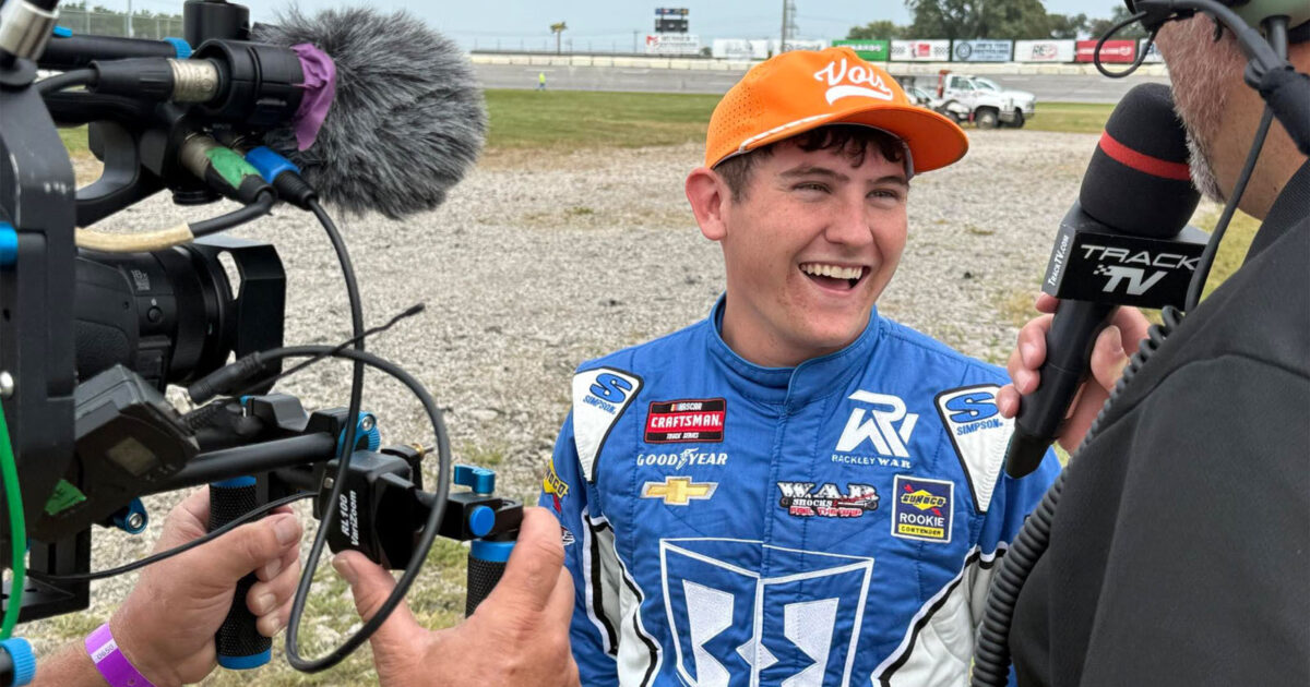 Dawson Sutton Steers Clear of Trouble for Glass City 200 Victory