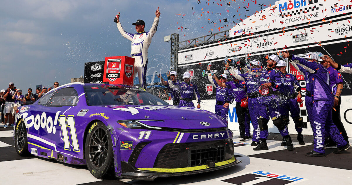Denny Hamlin Wins Fuel-Mileage Showdown at Michigan