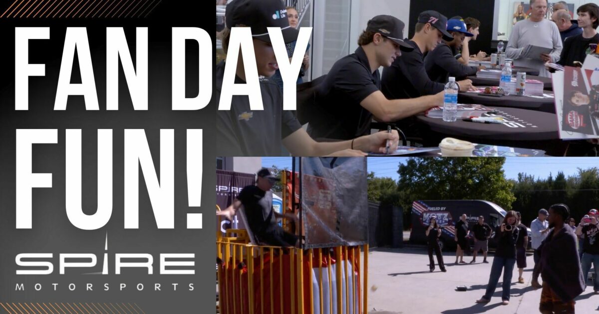 VIDEO: Fan Day Fun at Spire Motorsports
