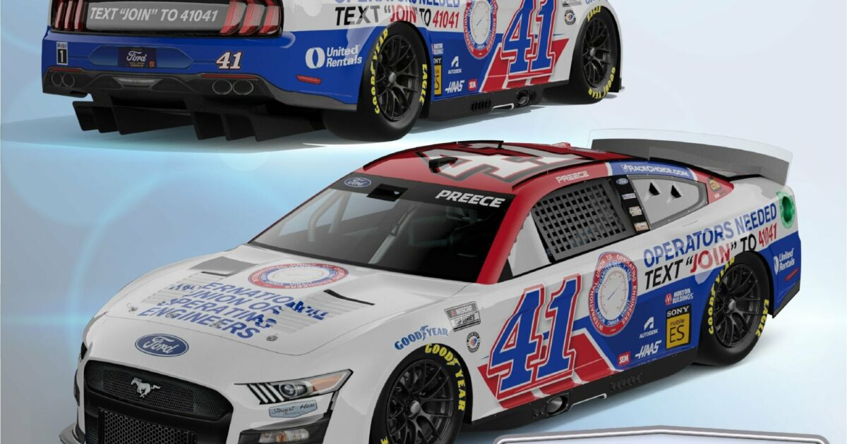 Ryan Preece, Stewart-Haas Partner with International Union of…
