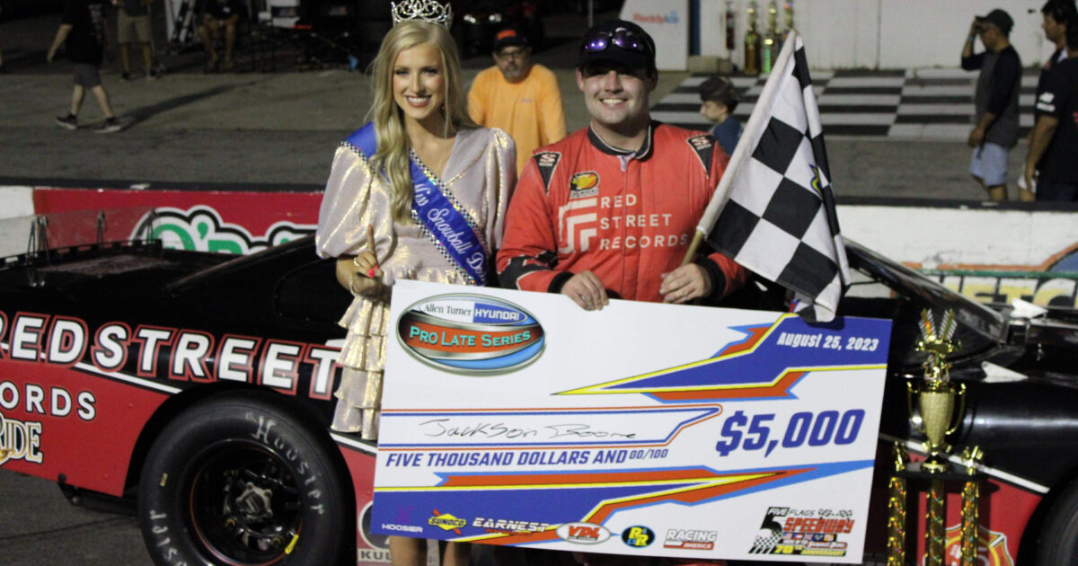 Jackson Boone Perseveres for Allen Turner Pro Late Model Win in…