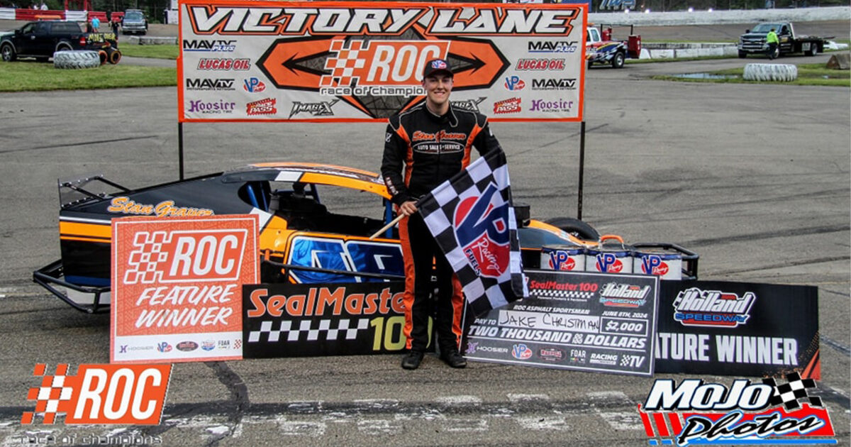 Christman, Gustafson and Connolly Visit ROC Victory Lane at Holland