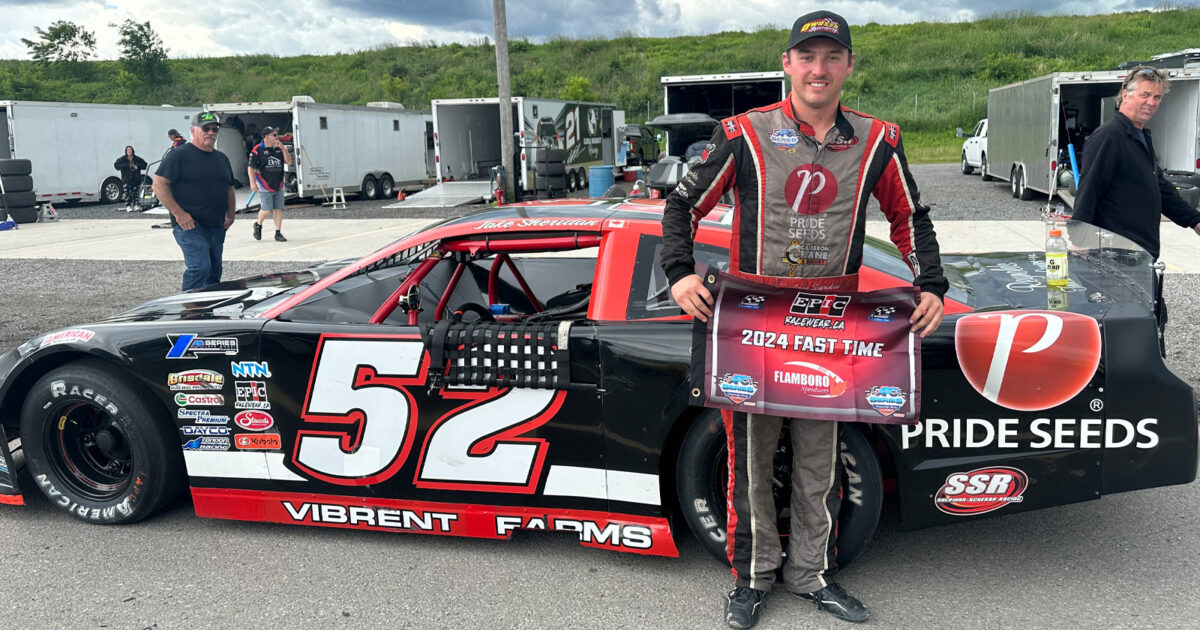 Jake Sheridan Welcomes a Stop at Peterborough Speedway