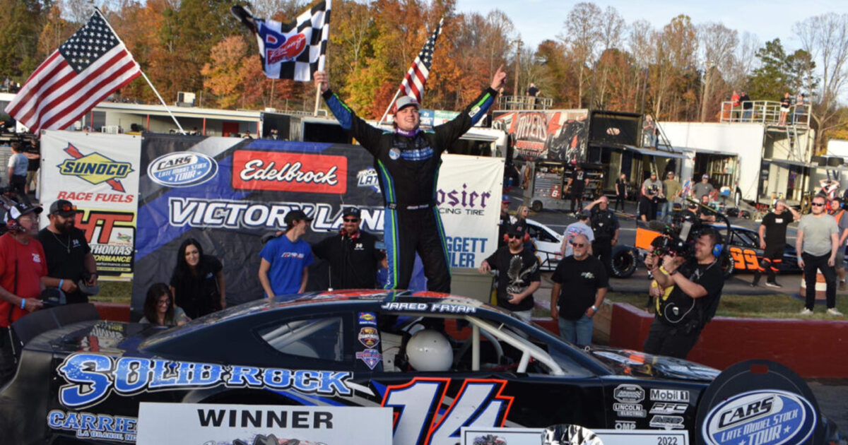 Fryar Ends CARS LMSC Tour Season with Victory at Caraway
