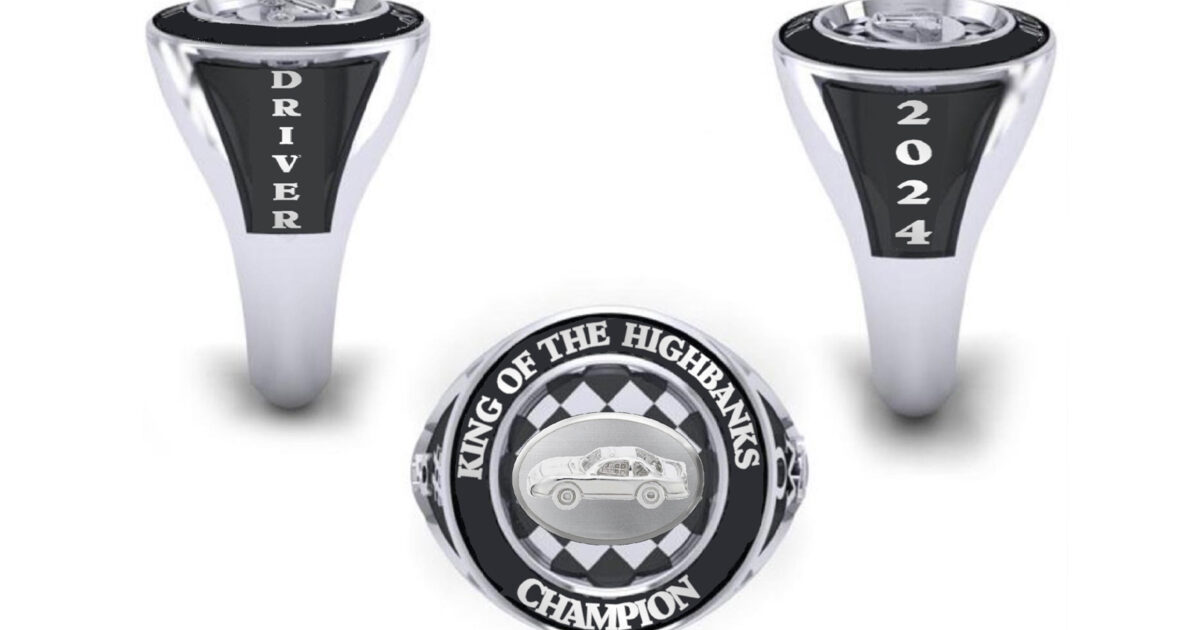 King of the Highbanks Awarding Championship Rings For Top Finishers