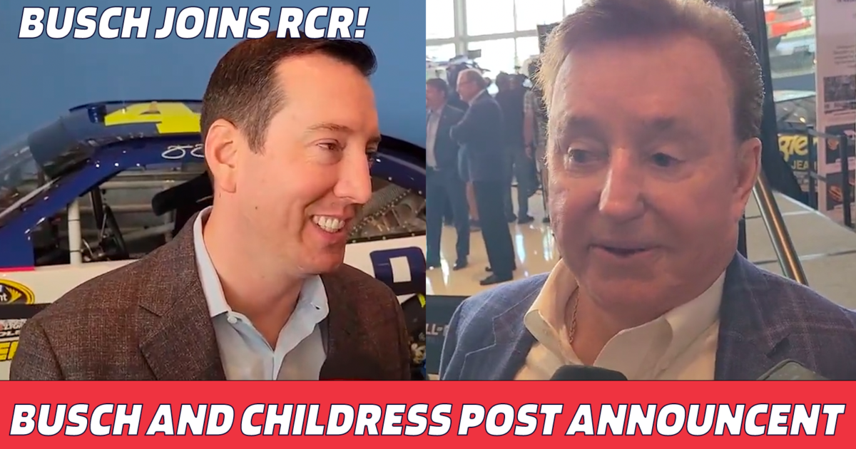 (VIDEO): Kyle Busch & Richard Childress Post Announcement