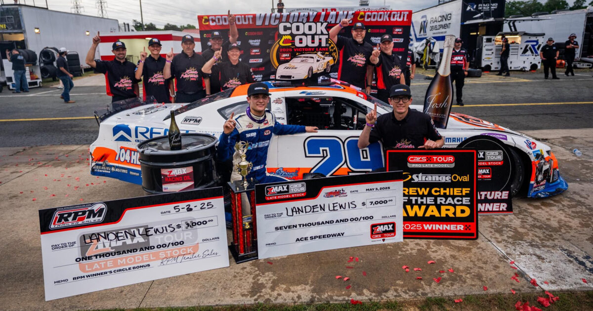 Landen Lewis, Carson Ware Score CARS Tour Wins at Ace