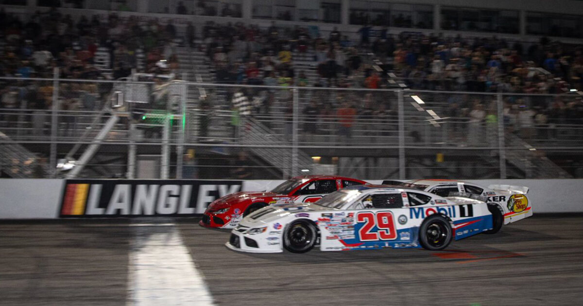 Three-Wide Photo Finish Decides CARS Tour Event at Langley Speedway