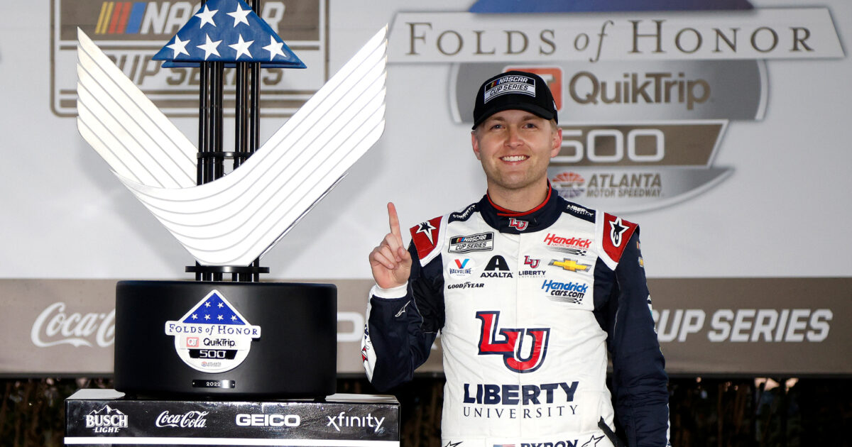 Byron Wins First NASCAR Cup Race On Transformed Atlanta Track