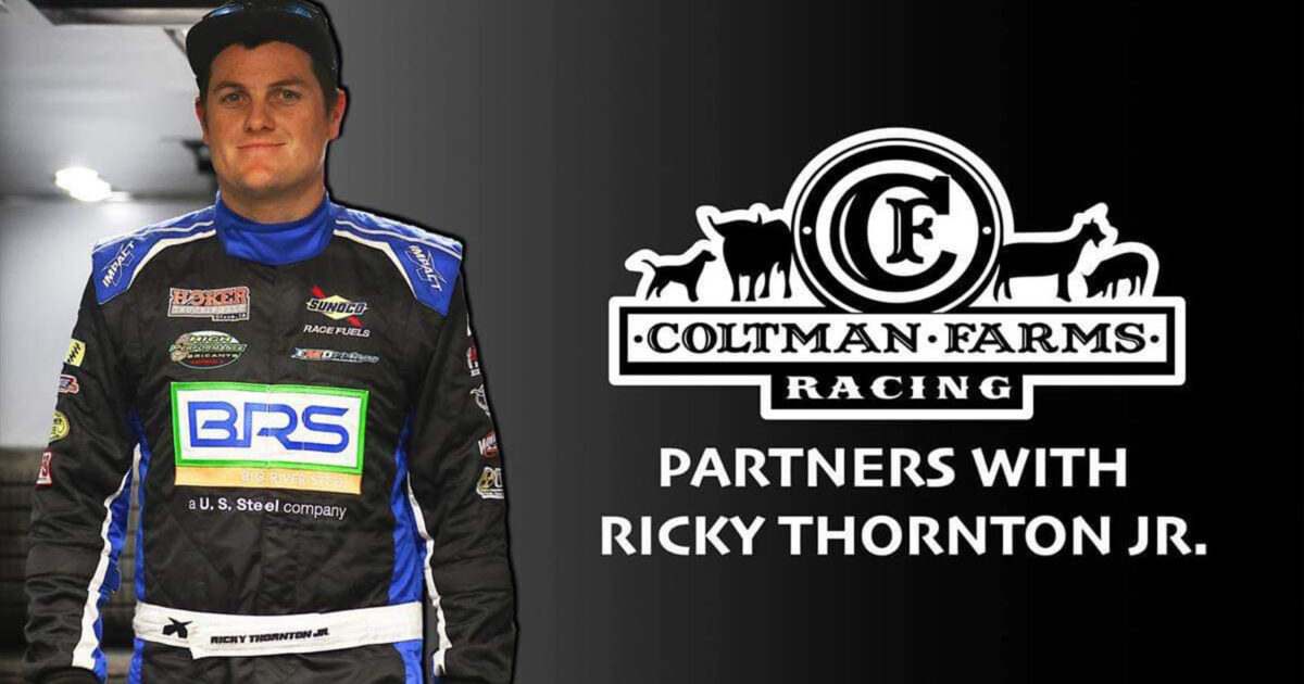 Coltman Farms Racing Partners With Dirt Late Model Star Ricky…