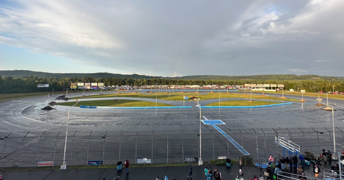 Oxford Plains Speedway Opening Day Postponed Due to Saturated Grounds