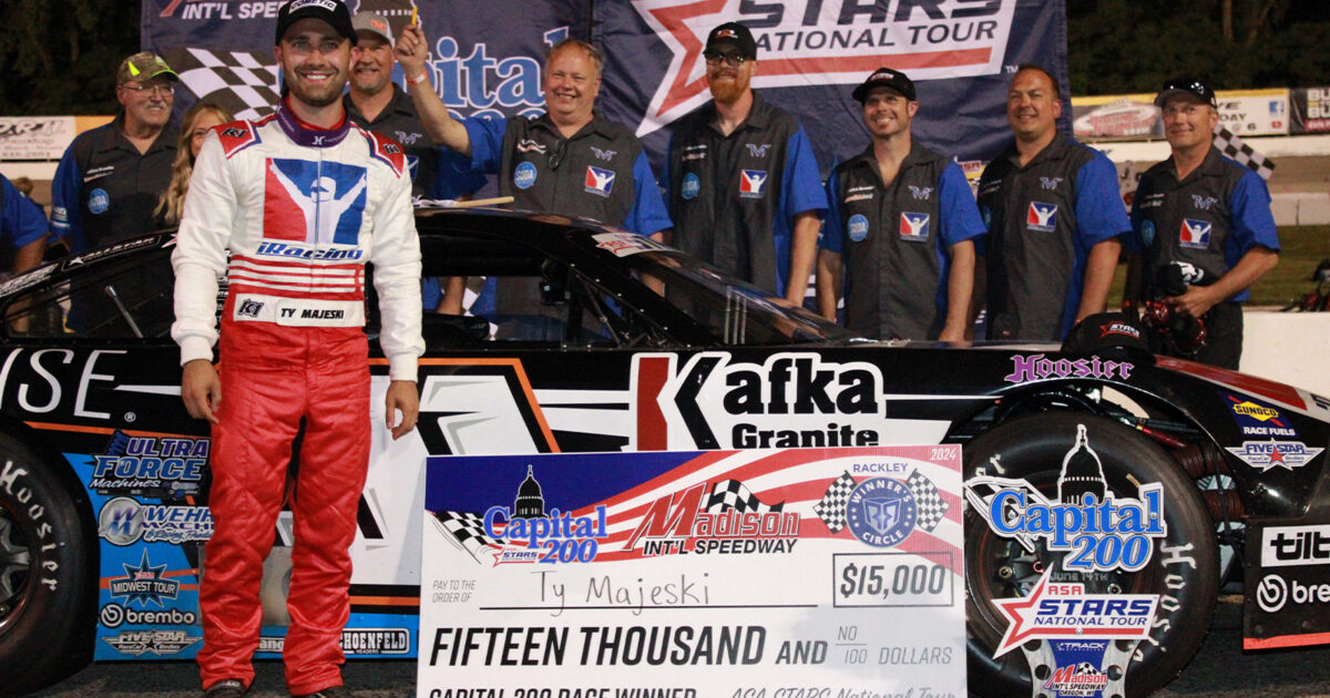 Ty Majeski Continues Wisconsin ASA STARS Dominance With Capital 200…