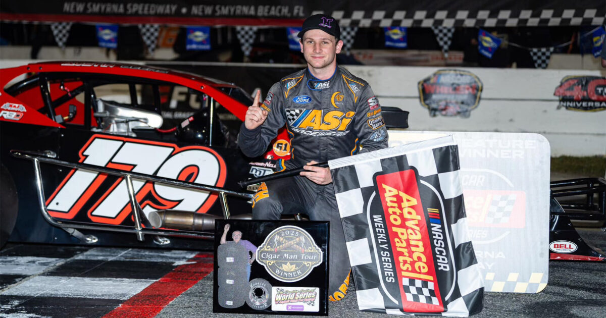 Austin Beers Wins Tour-type Modified Opener on Monday at New Smyrna