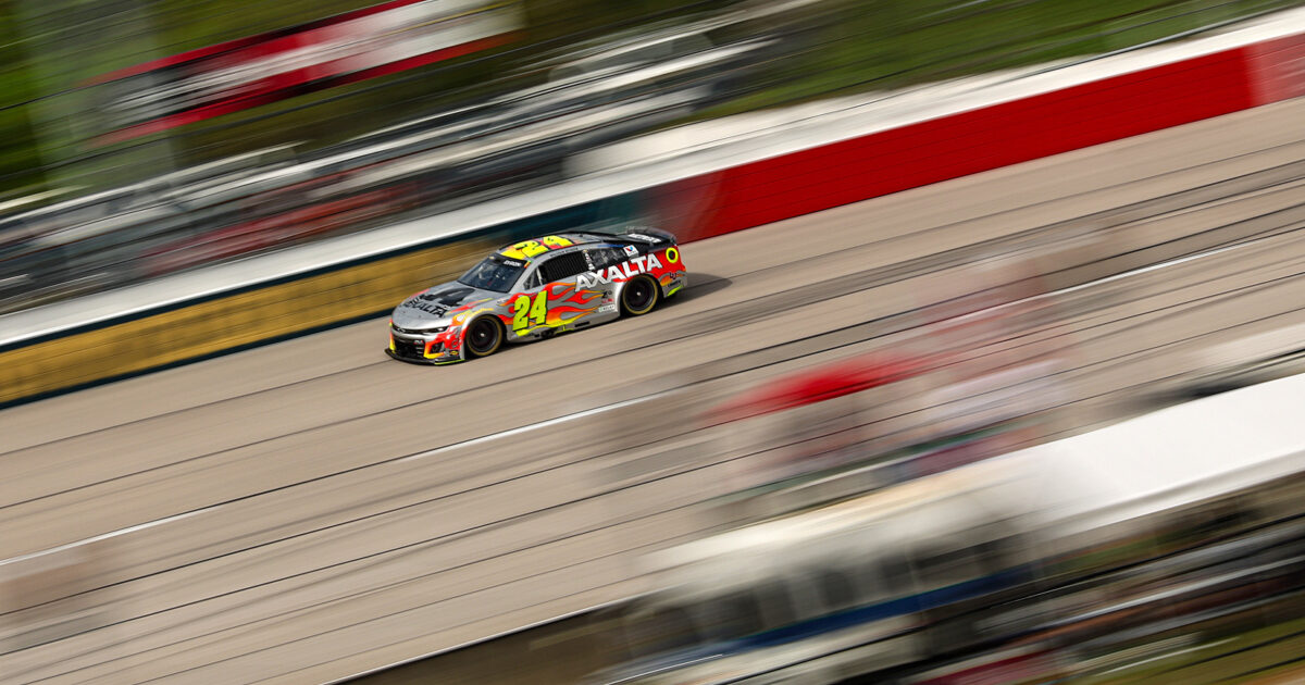 Xfinity Fastest Lap: Byron, Gray Set Fast Laps During Throwback…