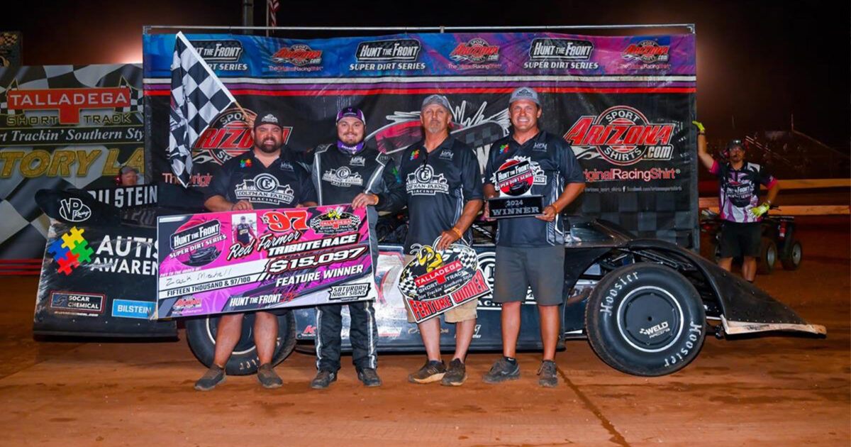 Zack Mitchell, Coltman Farms Racing Win Red Farmer Tribute Race