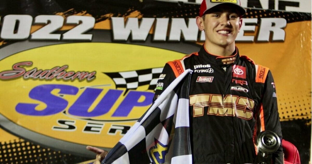 Sammy Smith Takes Super Late Model Racetrack Revival Victory