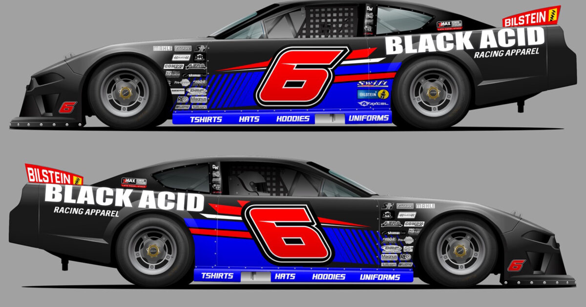 Black Acid Apparel Partners with R&S Race Cars Through 2024