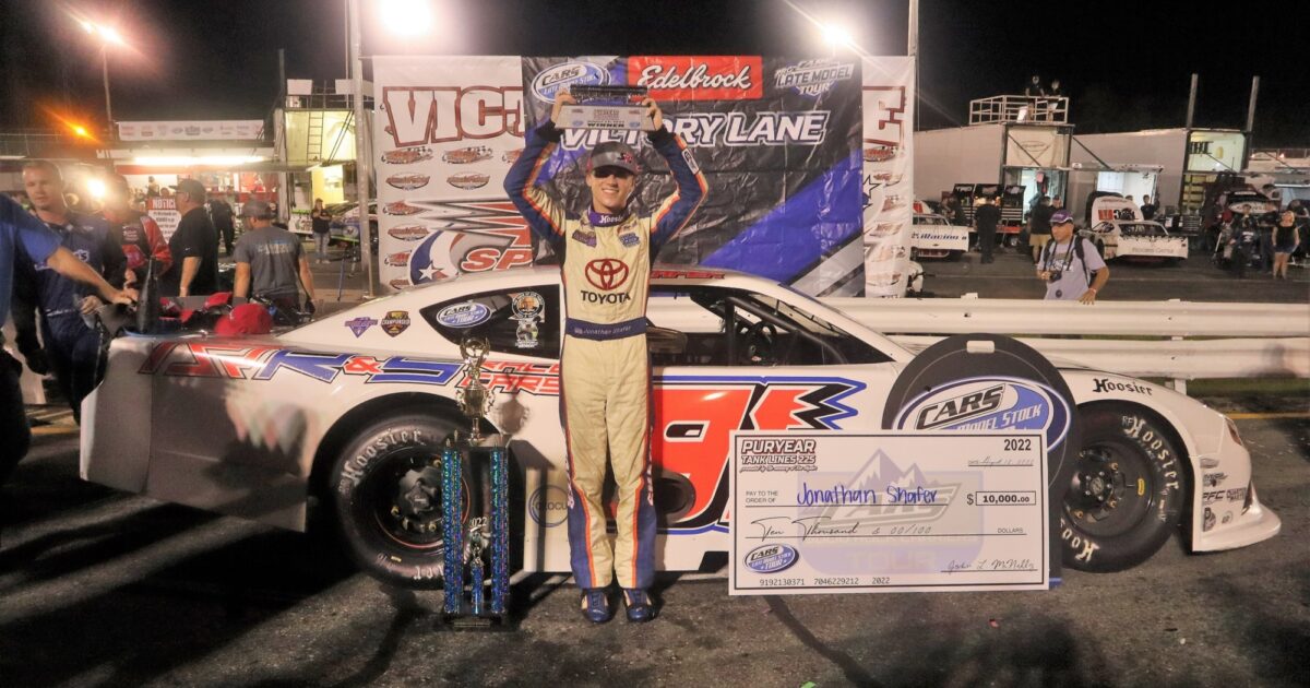 Jonathan Shafer Breaks Through for CARS Tour Win at Ace