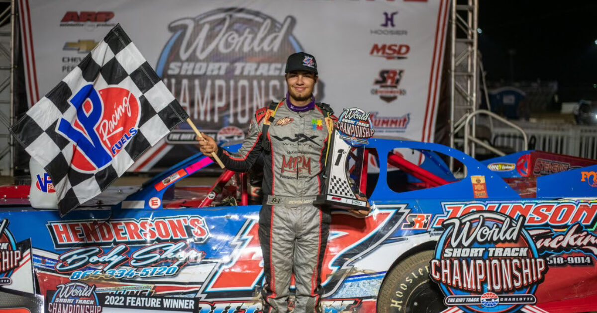 Devon Morgan claims World Short Track Championships at Charlotte